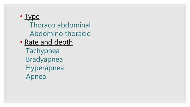 Respiratory examination insp+palp | PPTX