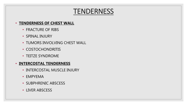 Respiratory examination insp+palp | PPTX