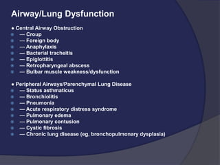 Respiratory failure in children | PPTX