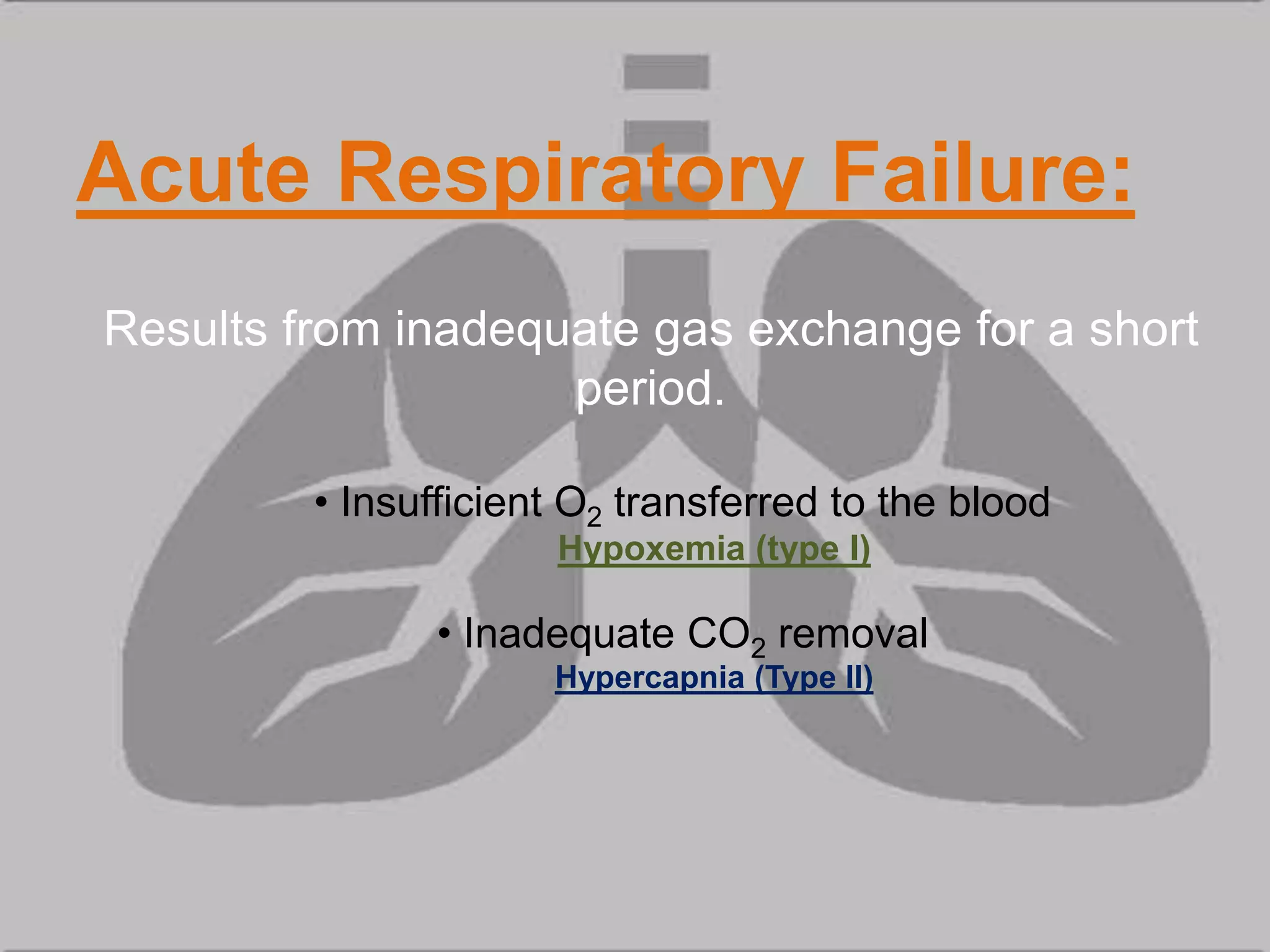 Respiratory failure | PPTX
