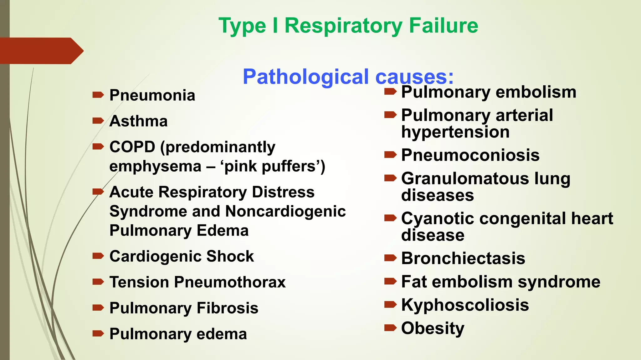 Respiratory Failure by Dr. Sookun Rajeev Kumar | PPTX