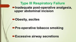 Respiratory Failure by Dr. Sookun Rajeev Kumar | PPTX