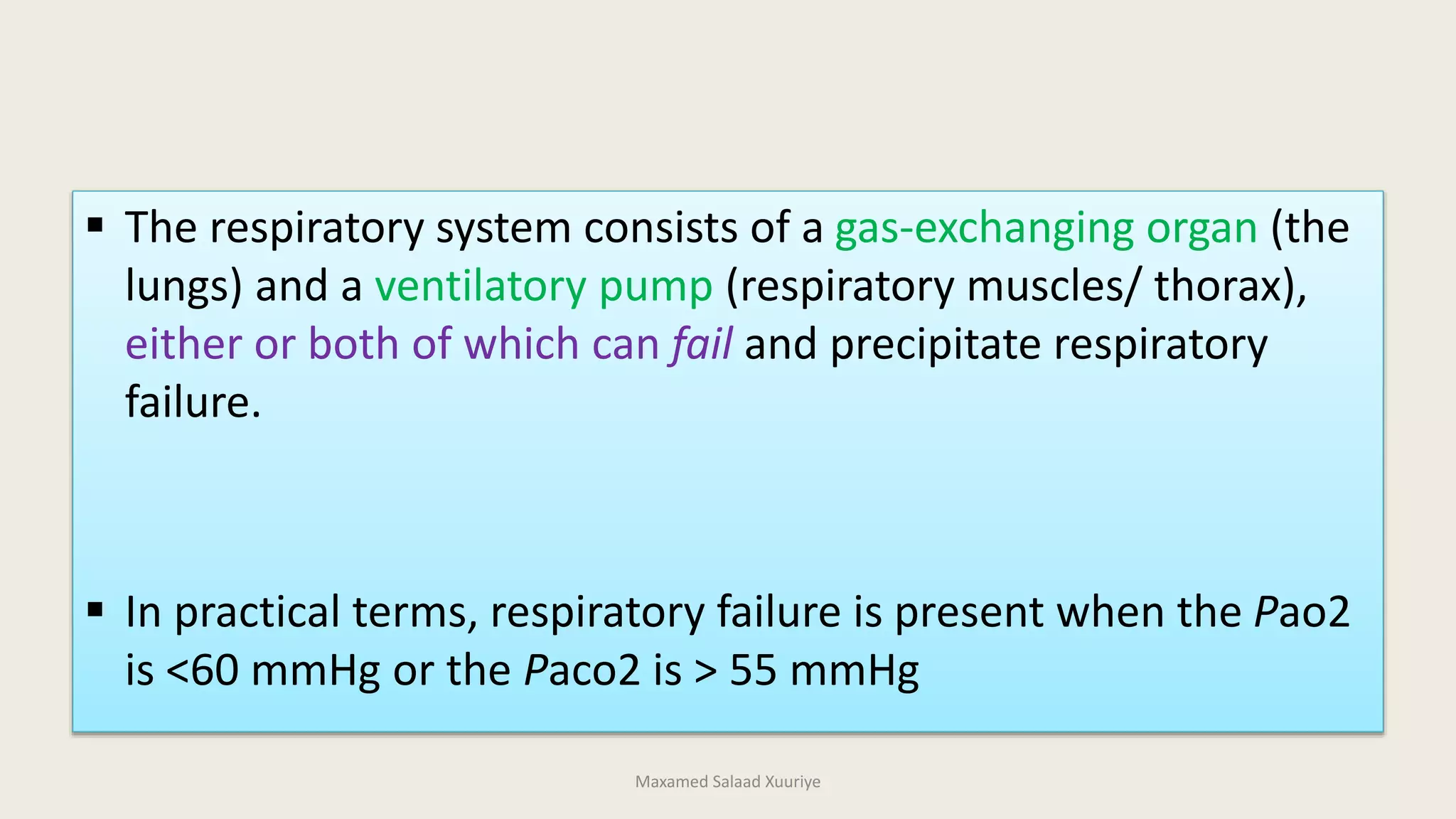 Respiratory failure | PPT