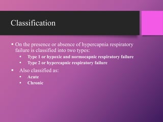Respiratory failure | PPTX