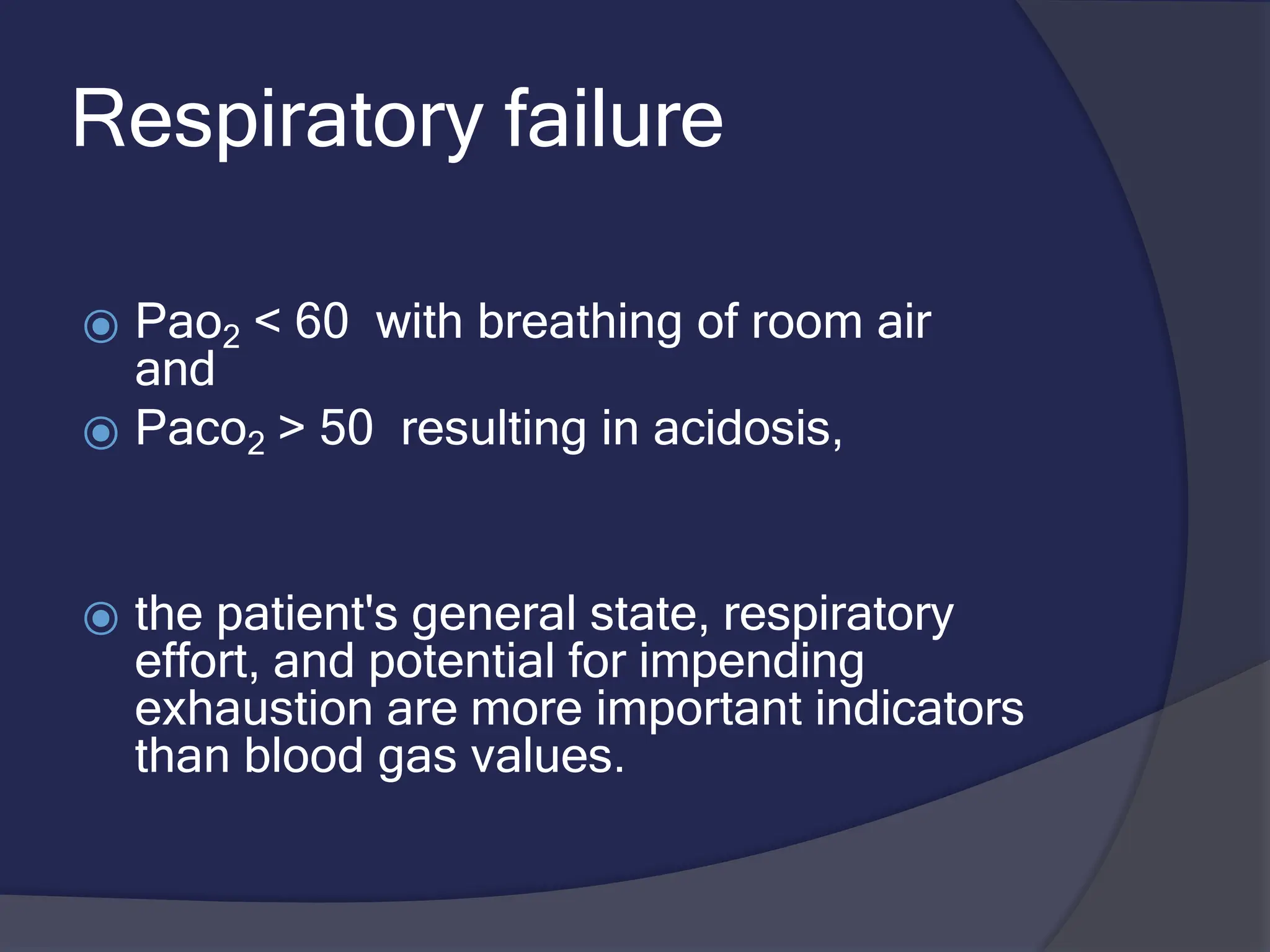 respiratory failure..... presentation by dr priyanka | PPTX