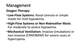 RESPIRATORY FAILURE.failure of gas exchange | PPT