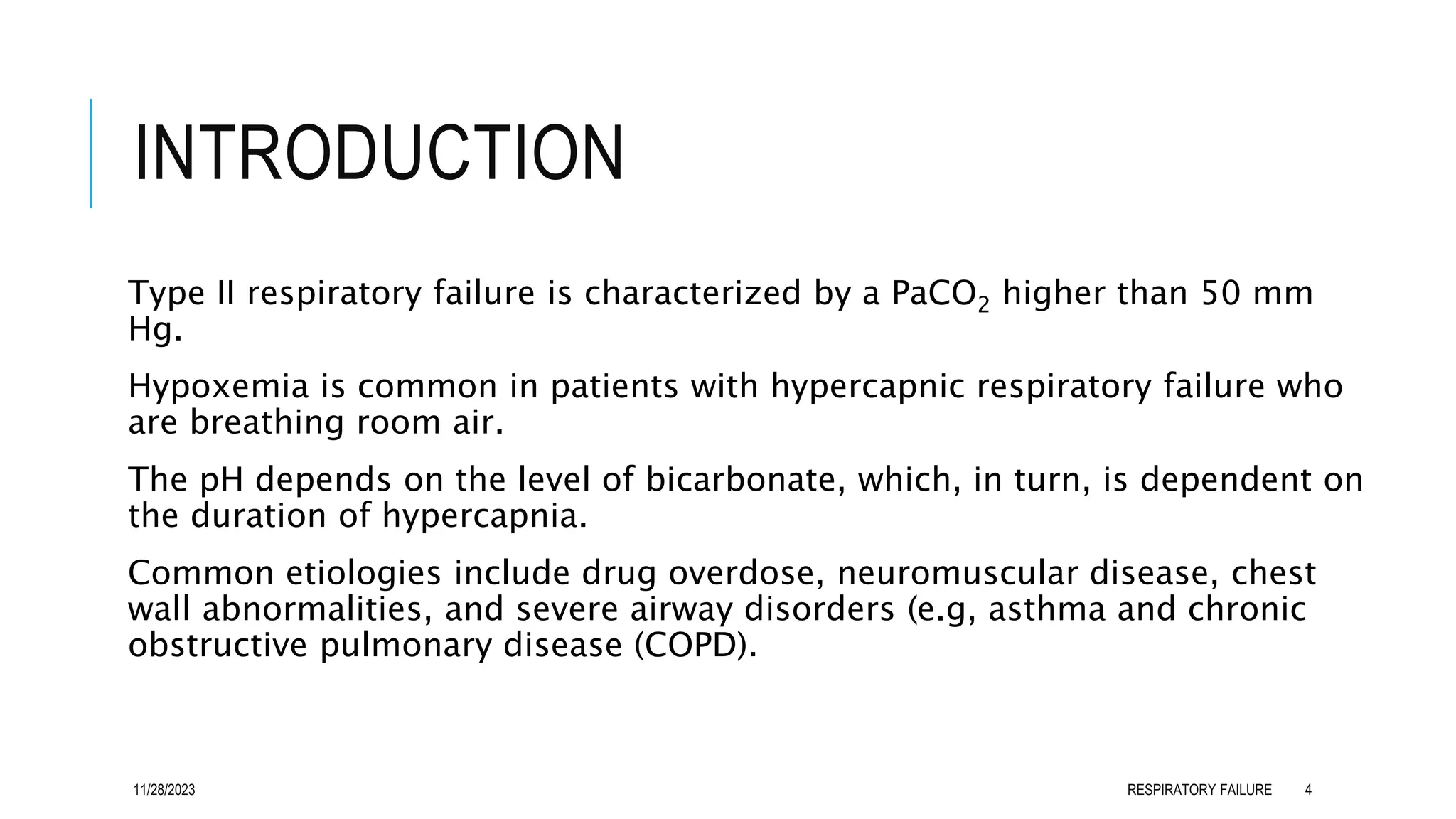 MANAGEMENT OF RESPIRATORY FAILURE | PPTX