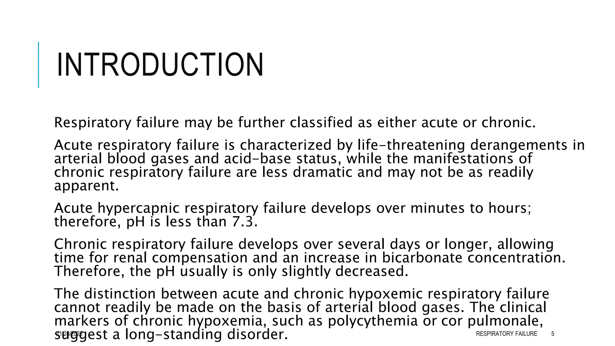 MANAGEMENT OF RESPIRATORY FAILURE | PPTX