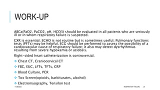 MANAGEMENT OF RESPIRATORY FAILURE | PPTX