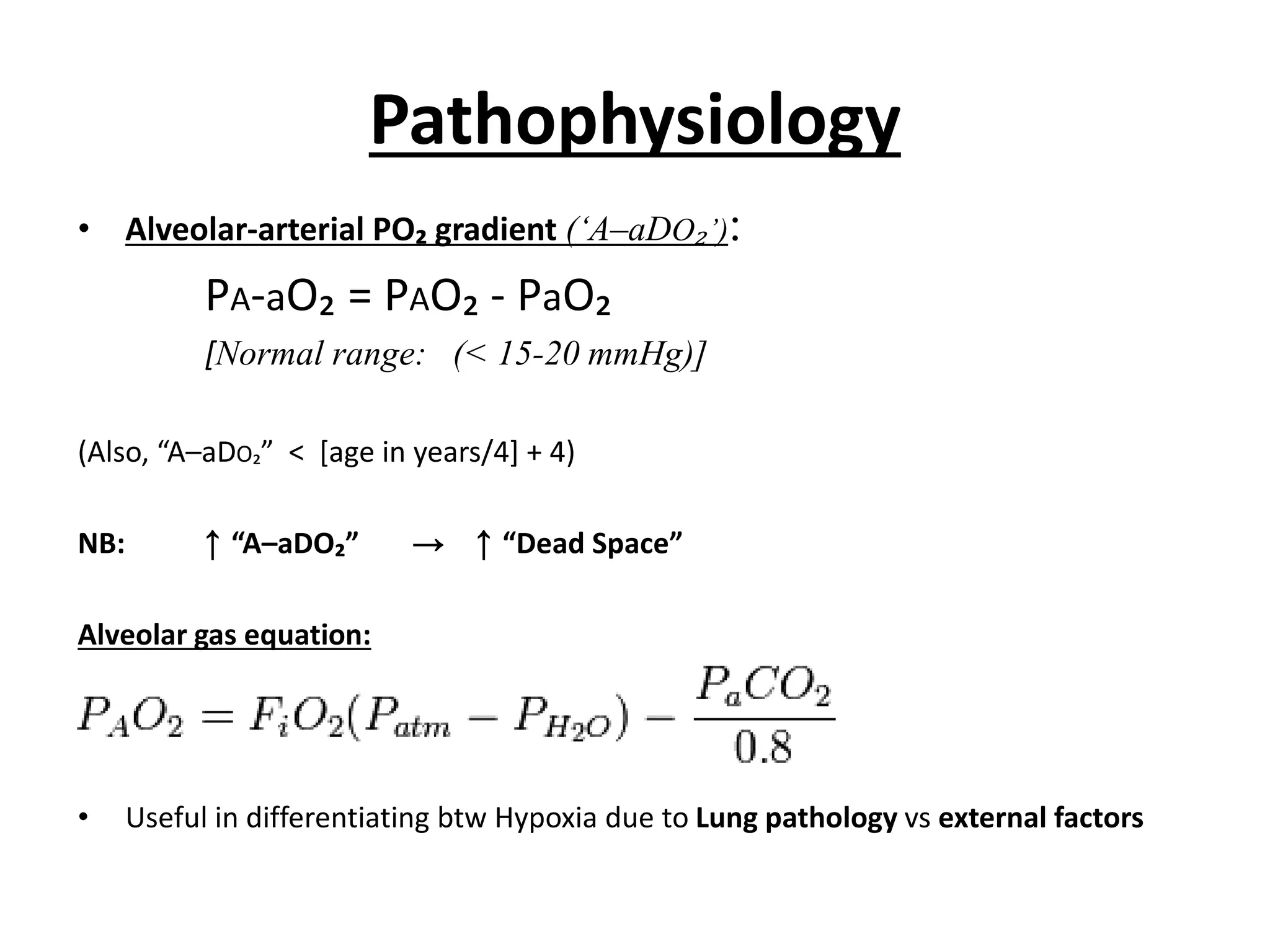 Respiratory failure role of abg's in icu | PPTX