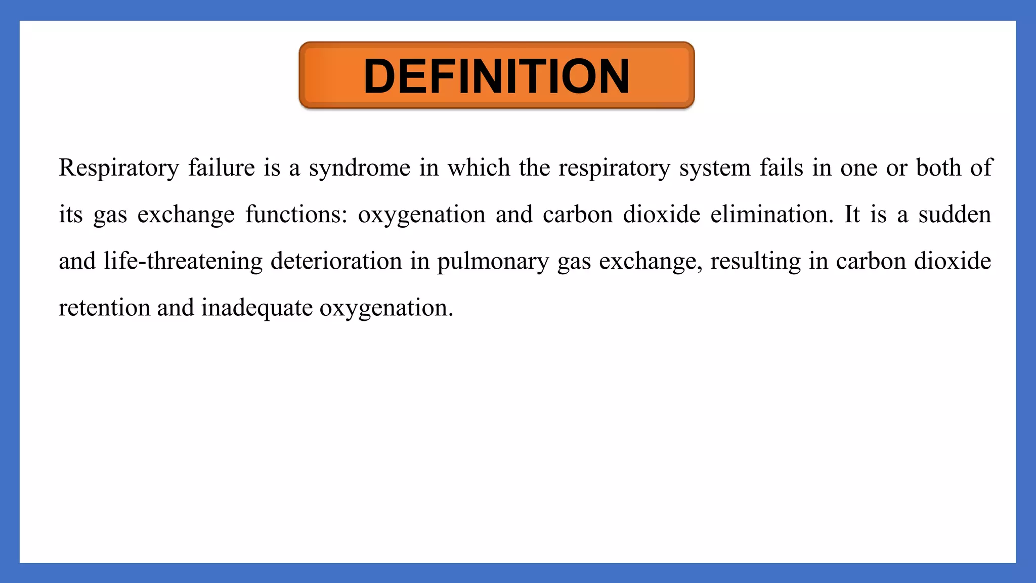 Respiratory failure | PPTX