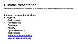 Respiratory failure and pt 14 oct ppt x | PPTX