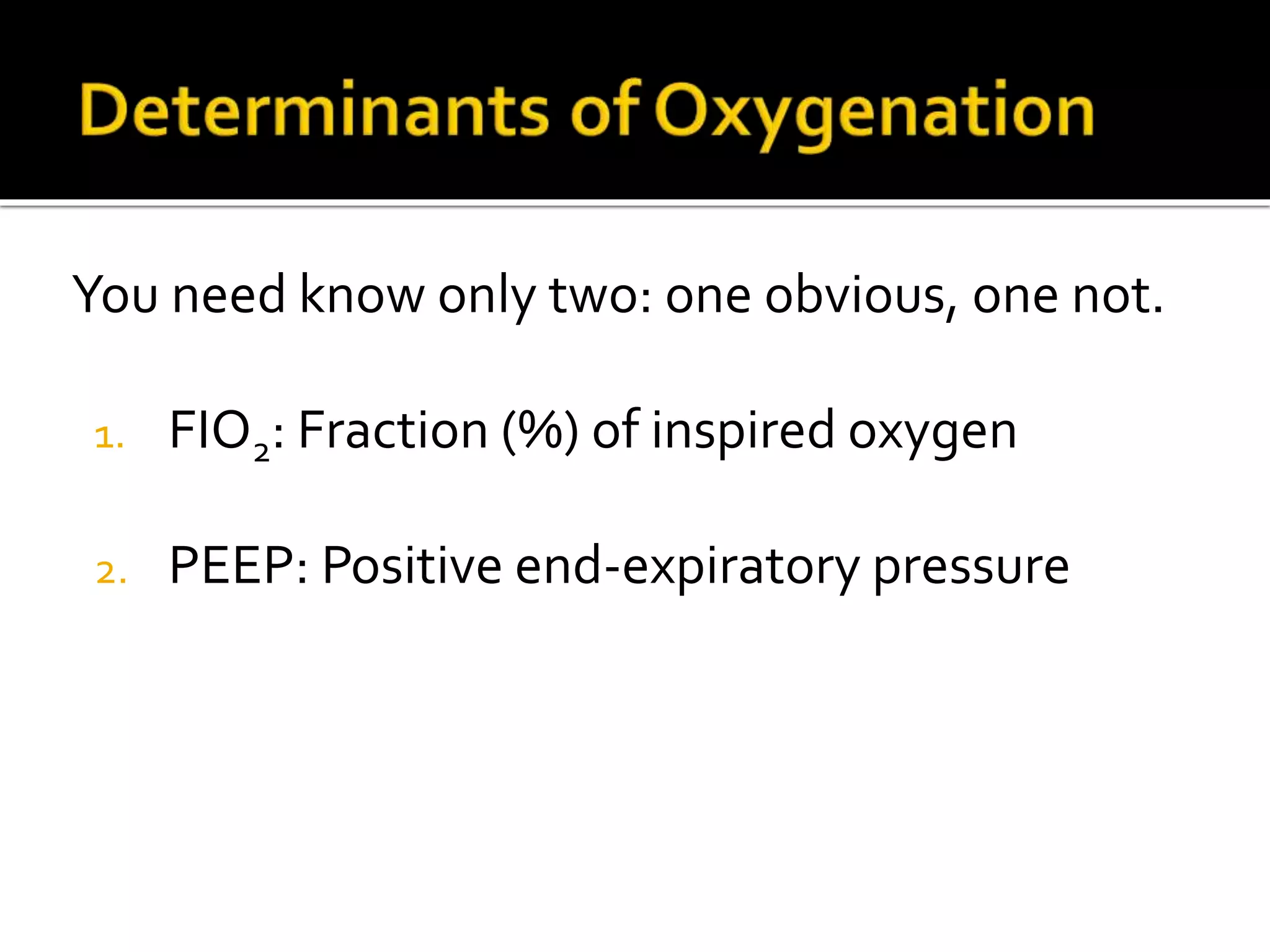 Respiratory failure and the acute respiratory distress syndrome (and ...