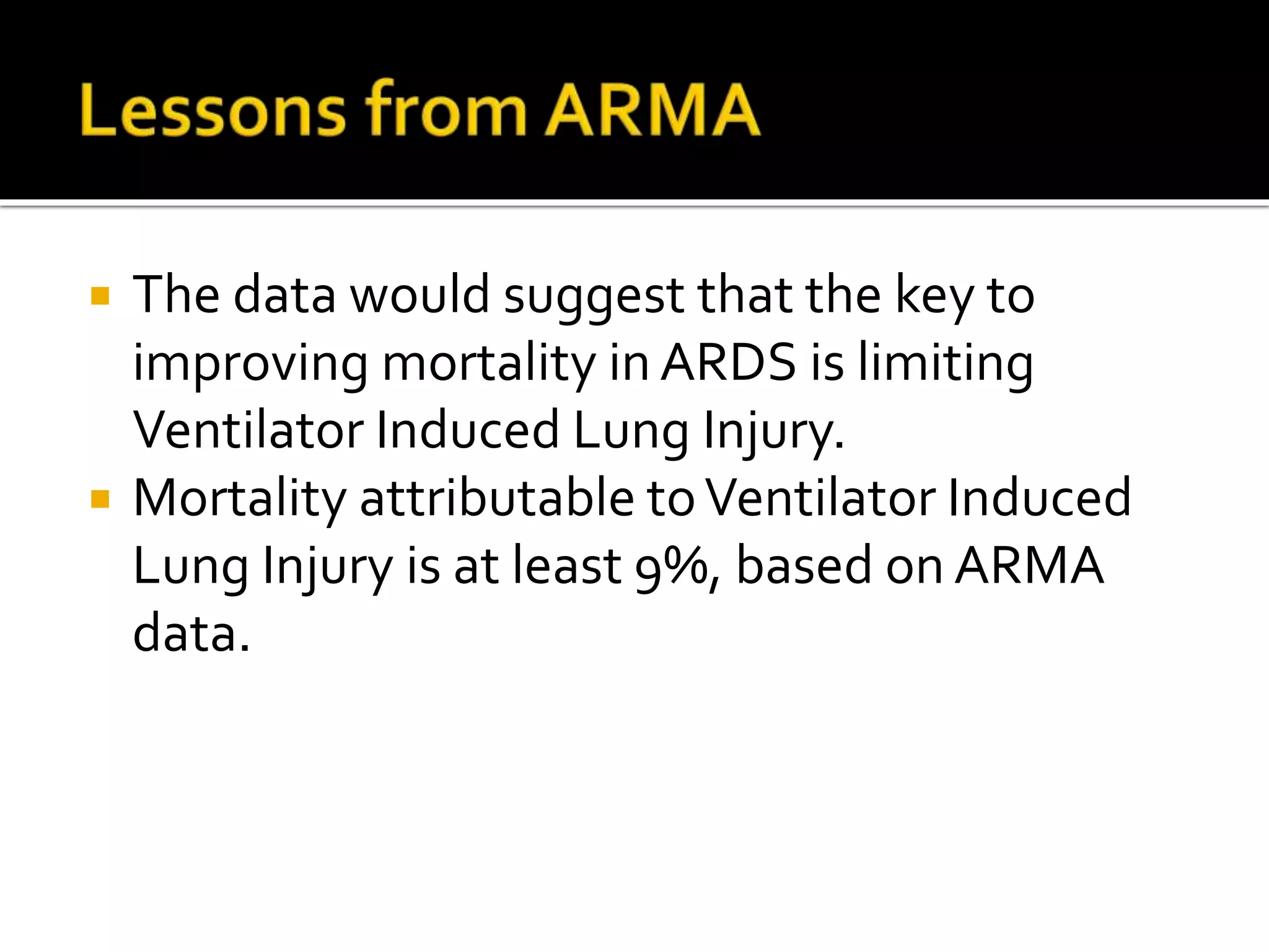Respiratory failure and the acute respiratory distress syndrome (and ...