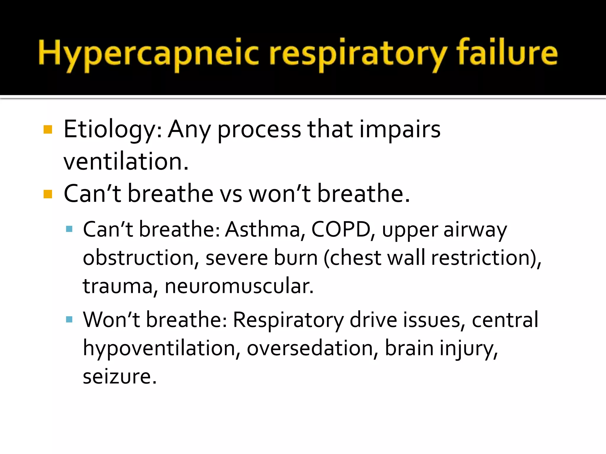 Respiratory failure and the acute respiratory distress syndrome (and ...