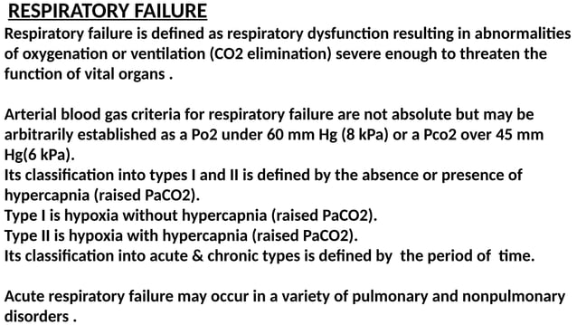 respiratory failure & cor-pulmonale.pptx | Lung and Respiratory Health ...