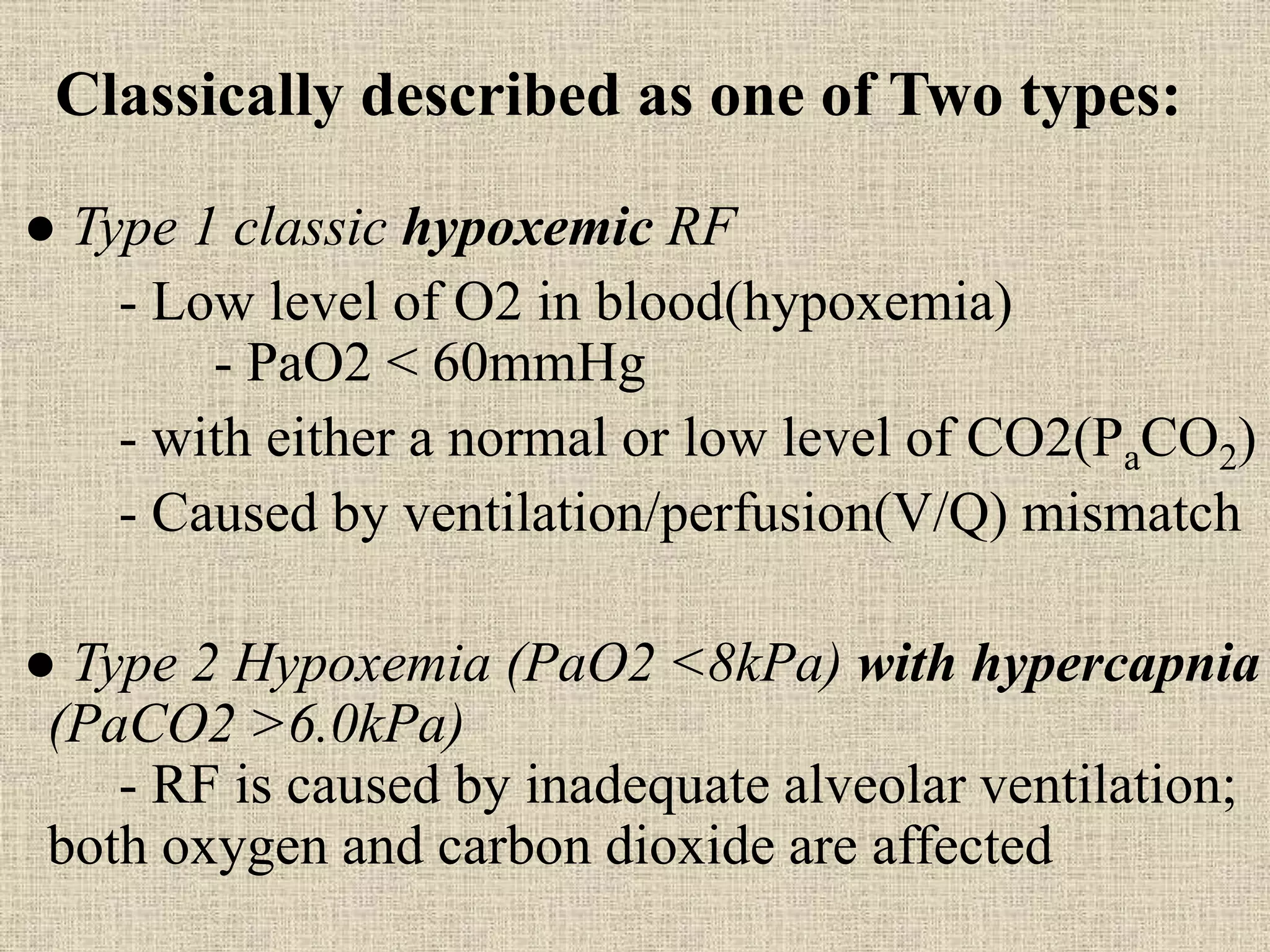 Respiratory Failure (Insufficiency) - Rivin | PPTX