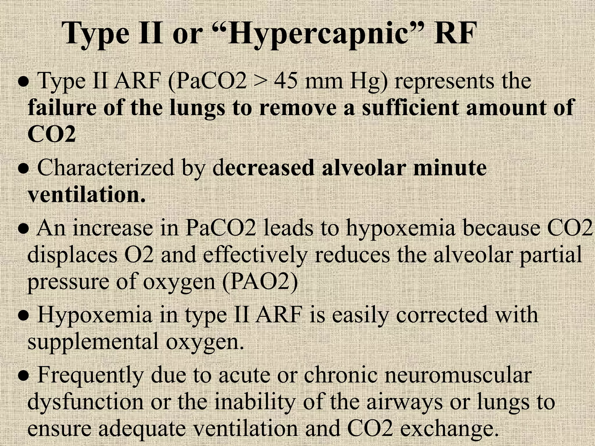 Respiratory Failure (Insufficiency) - Rivin | PPTX
