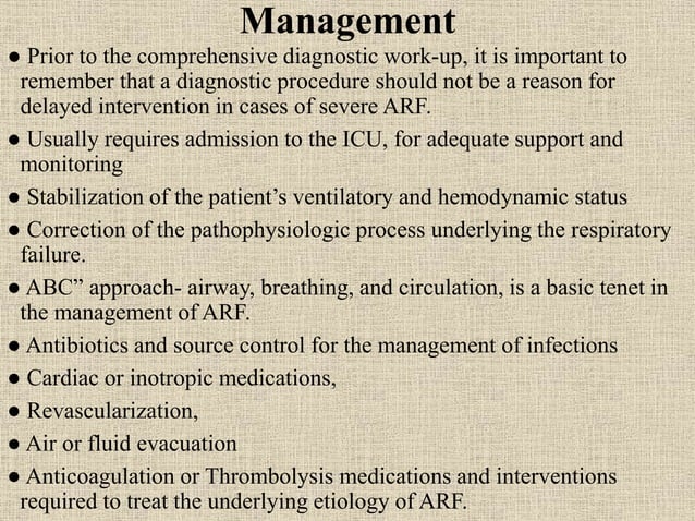 Respiratory Failure (Insufficiency) - Rivin | PPT