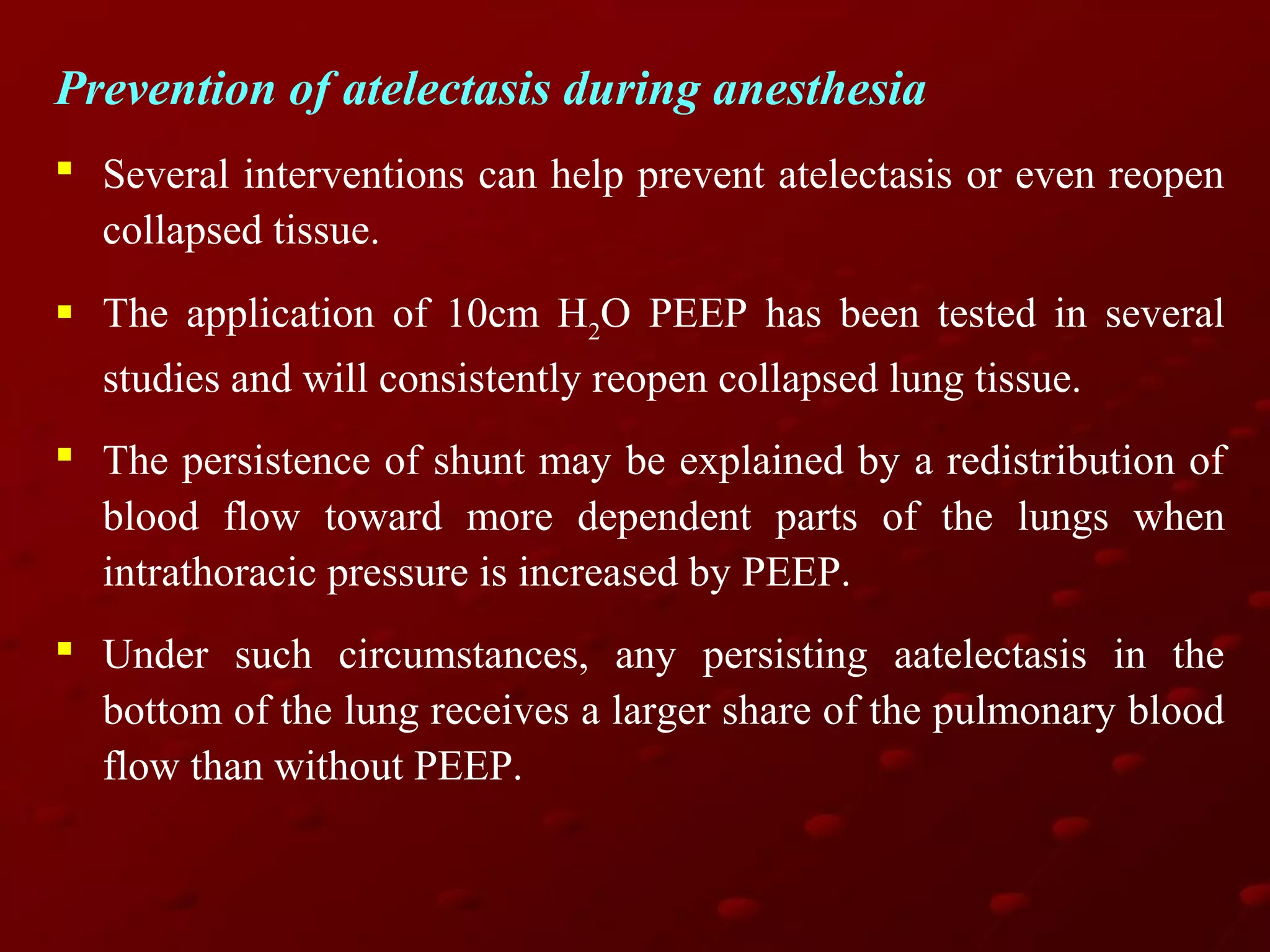 Respiratory function and importance to anesthesia final | PPT