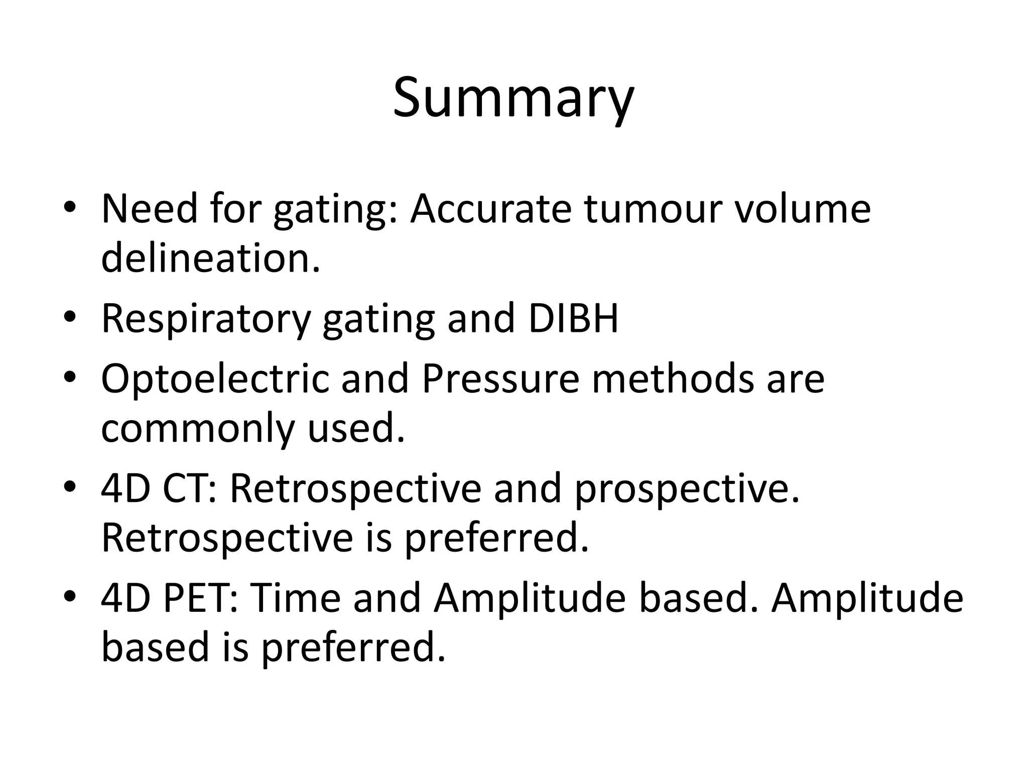 Respiratory gating | PPT