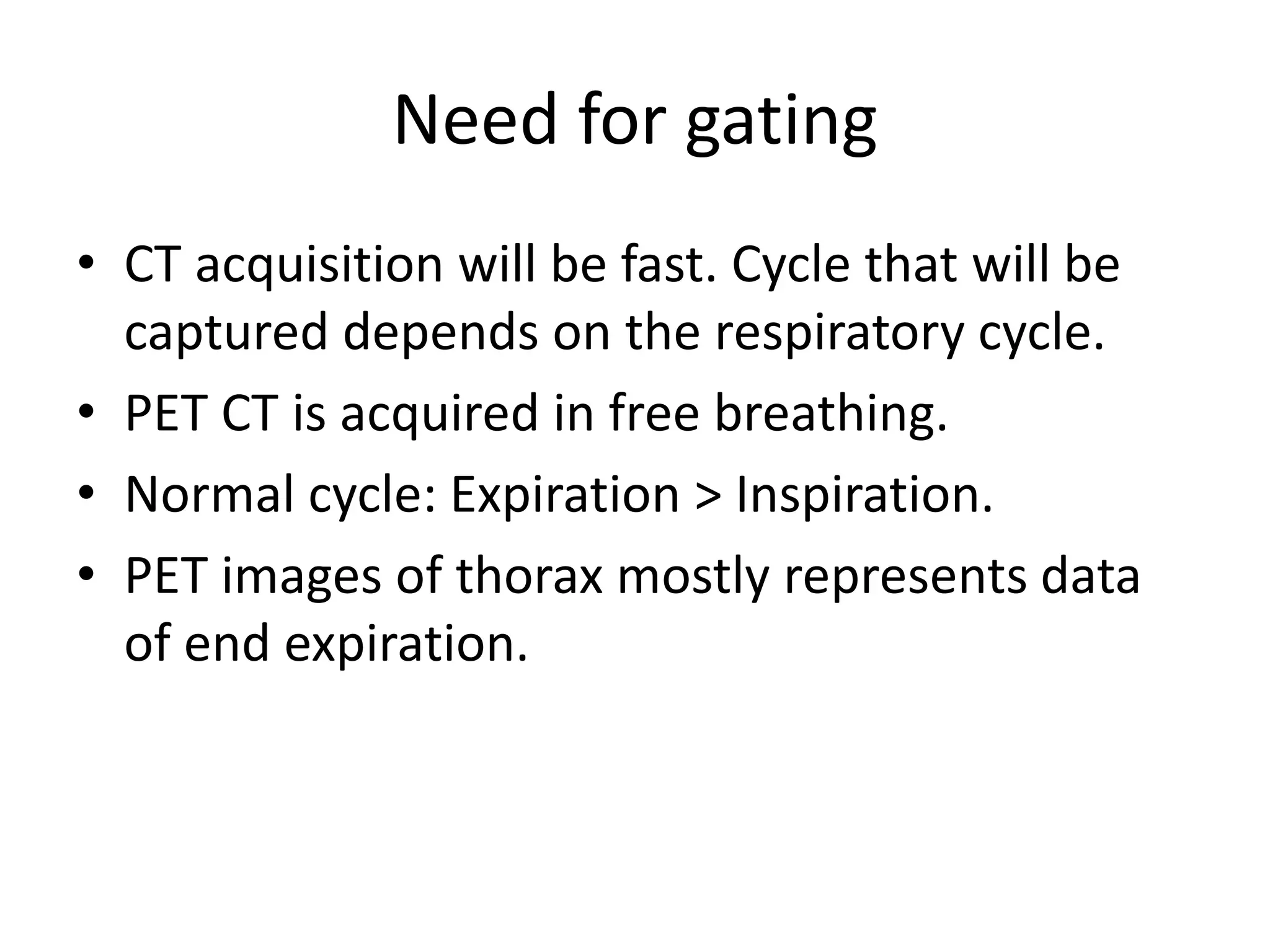 Respiratory gating | PPT