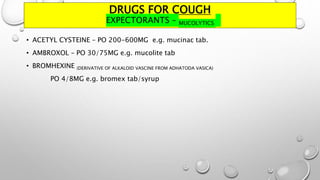 Respiratory illness treatment | PPTX