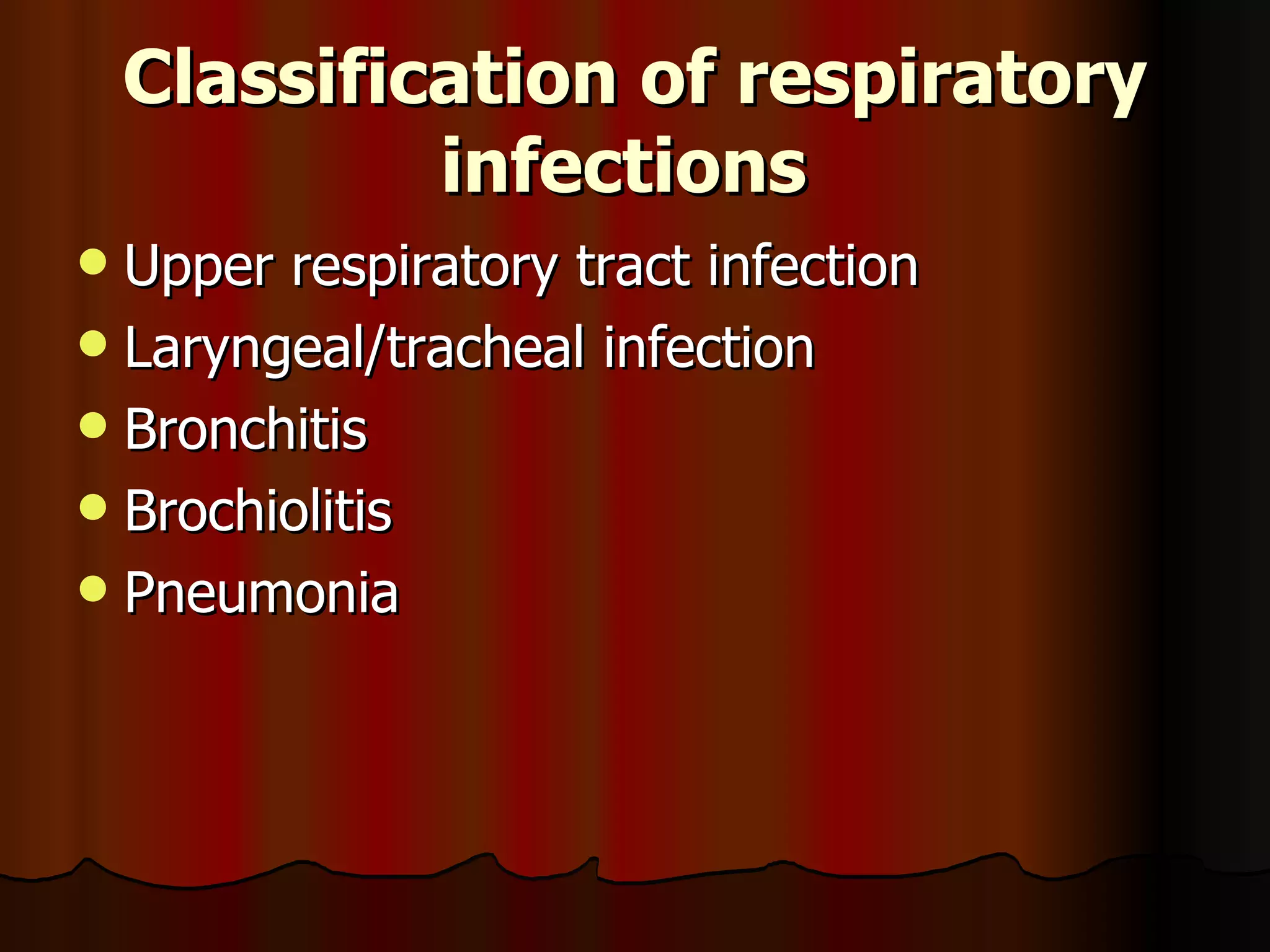 Respiratory infection in children | PPT