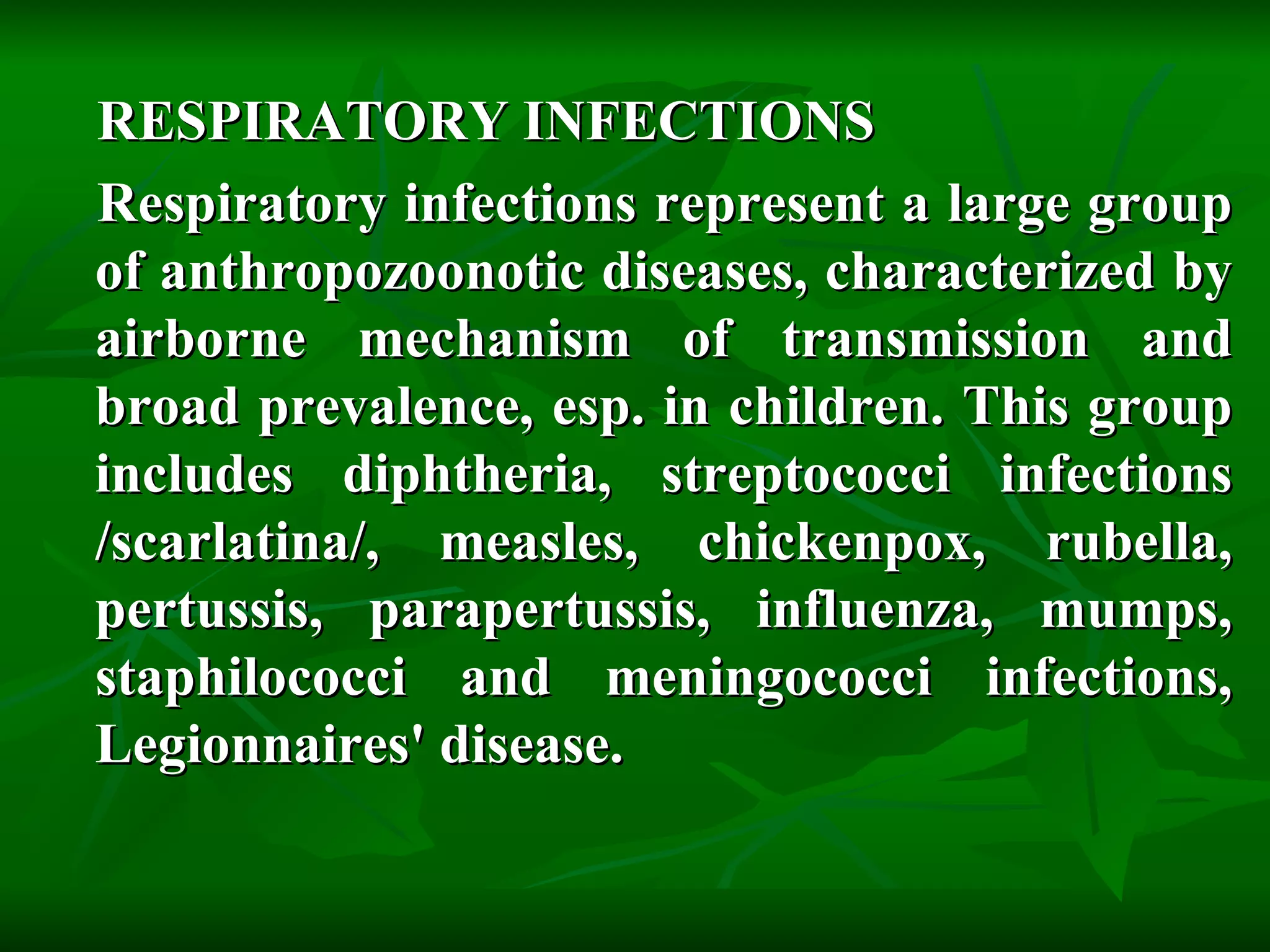 Respiratory infections | PPT