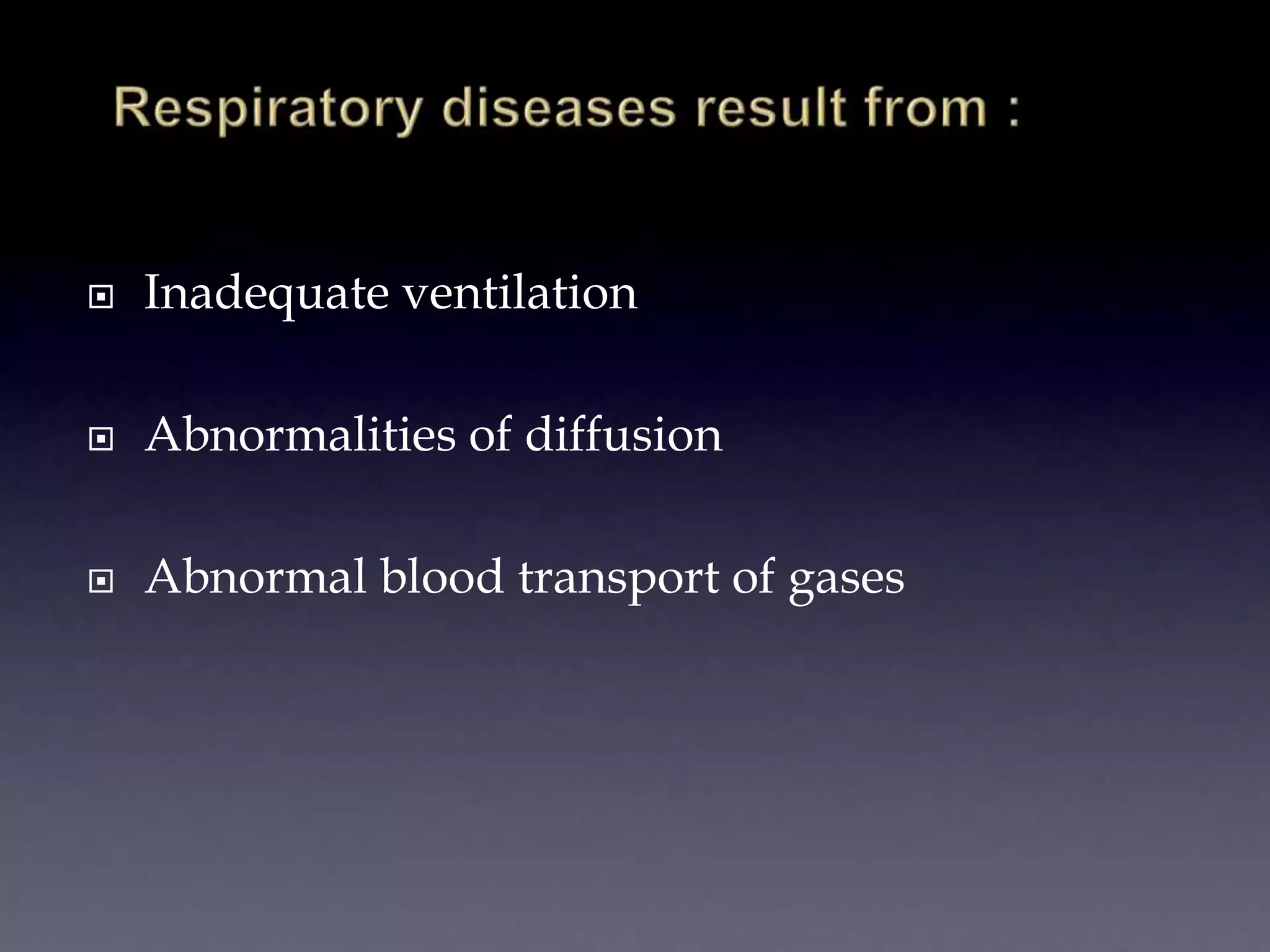 Respiratory insufficiency pathophysiology, diagnosis, oxygen therapy | PPT