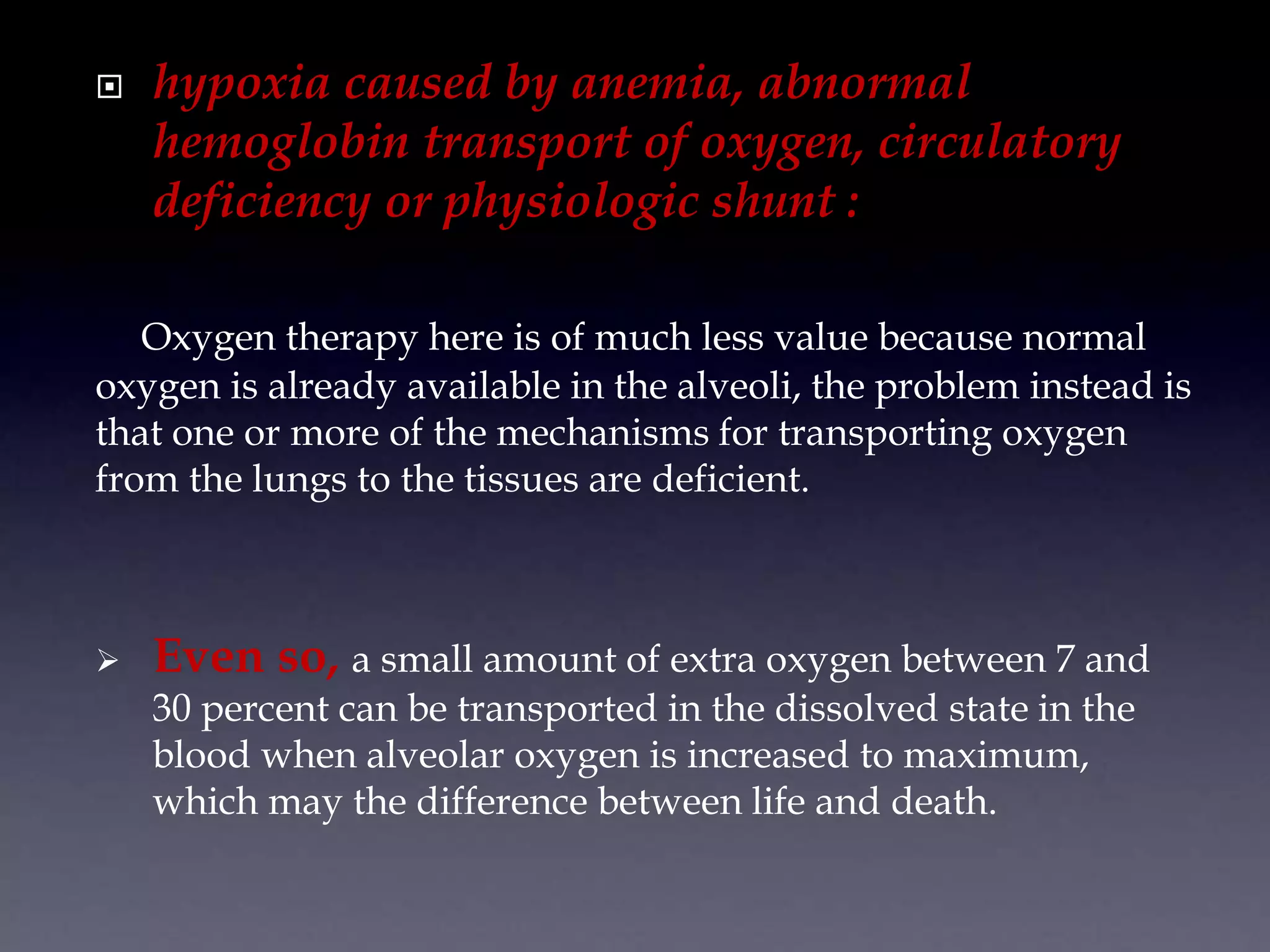 Respiratory insufficiency pathophysiology, diagnosis, oxygen therapy | PPT