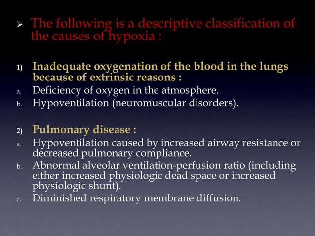 Respiratory insufficiency pathophysiology, diagnosis, oxygen therapy | PPT