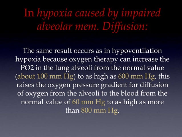 Respiratory insufficiency pathophysiology, diagnosis, oxygen therapy | PPT