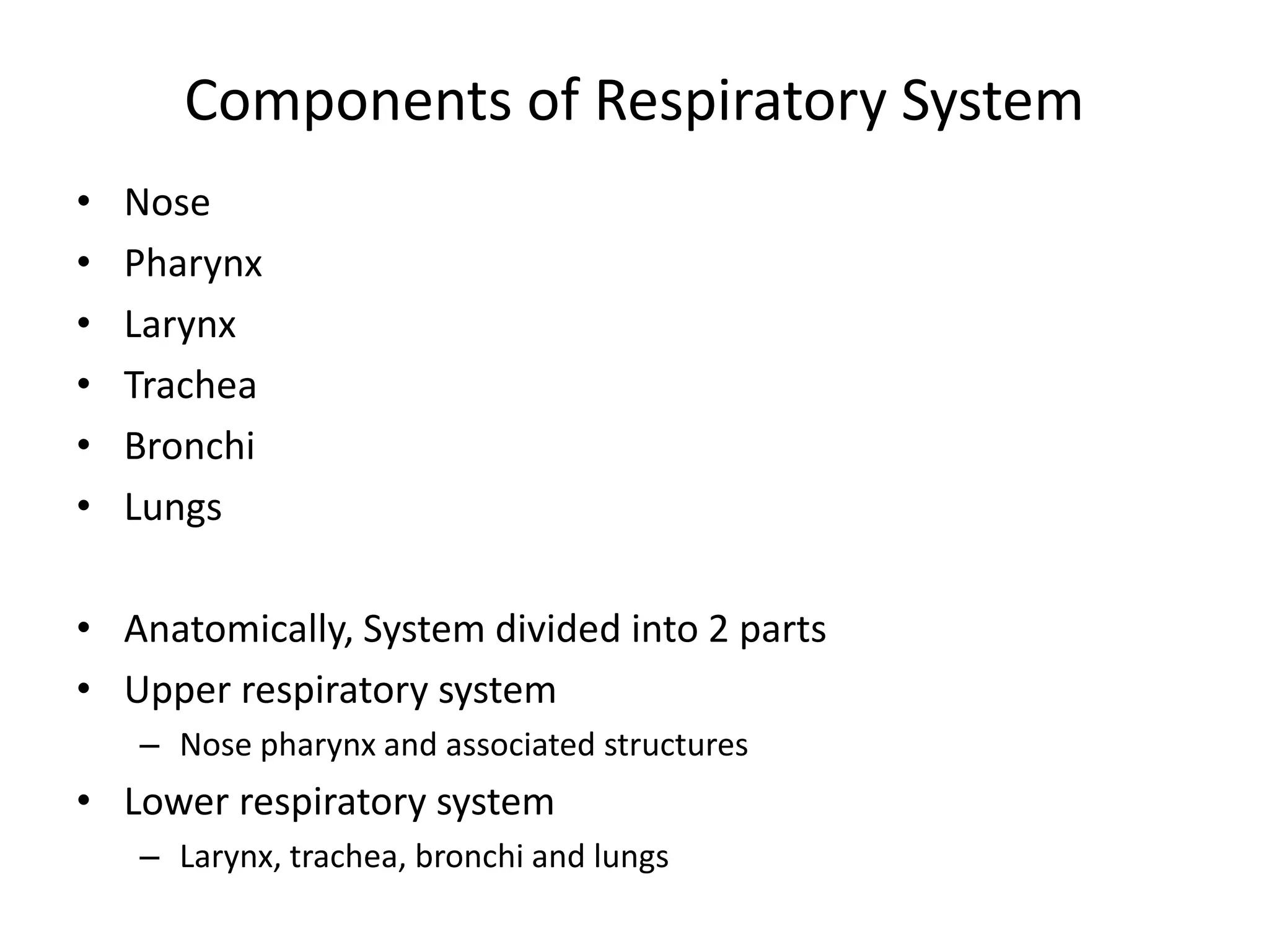 Respiratory tract introduction | PPT