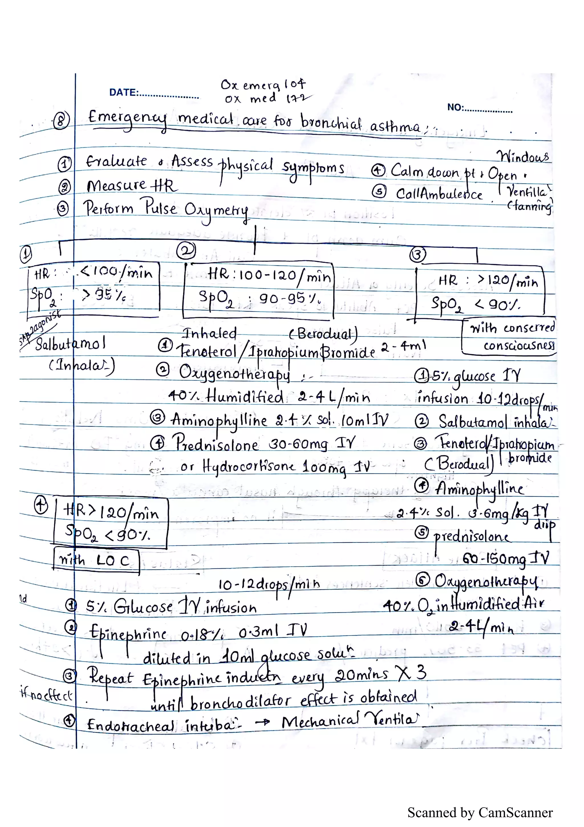 Respiratory medicine (pulmonology) notes | PDF