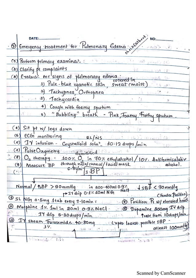 Respiratory medicine (pulmonology) notes | PDF