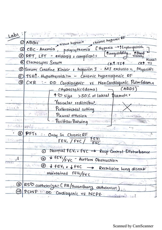 Respiratory medicine (pulmonology) notes | PDF