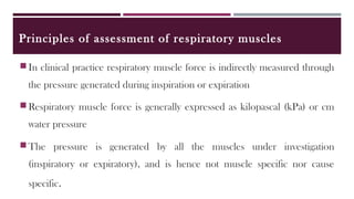Respiratory Muscle Assessment | PPT