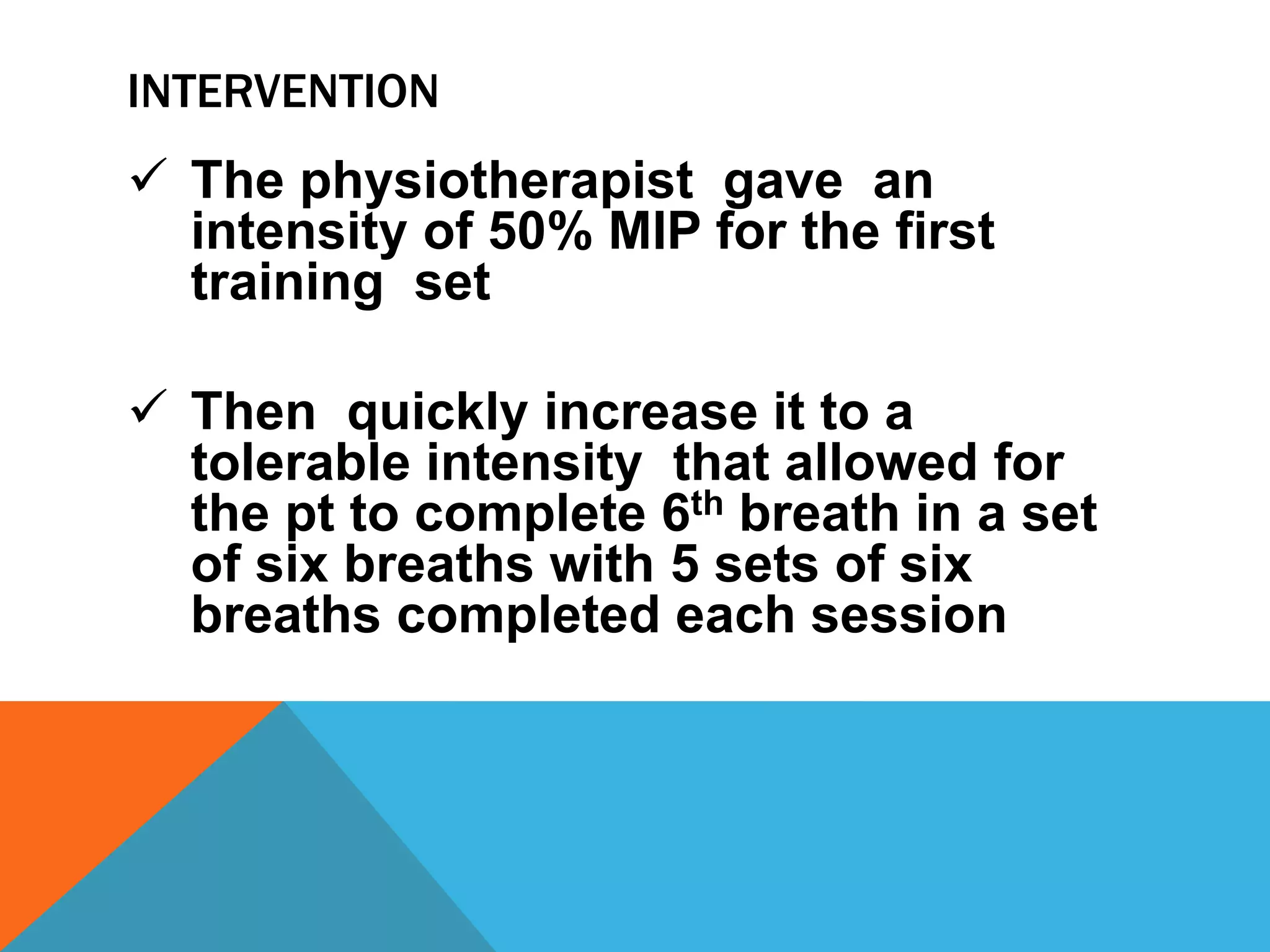 Respiratory muscle training... | PPTX