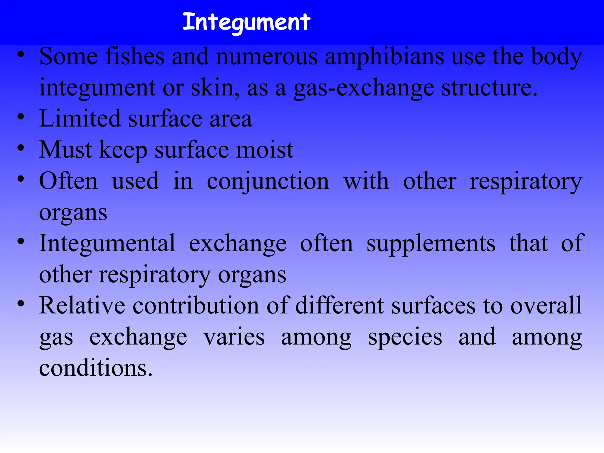 RESPIRATORY ORGANS AND RESPIRATION PROCESS IN INVERTEBRATE AND ...