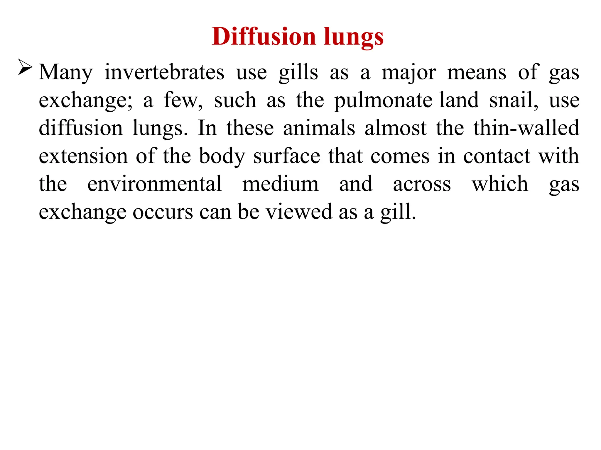 RESPIRATORY ORGANS AND RESPIRATION PROCESS IN INVERTEBRATE AND ...