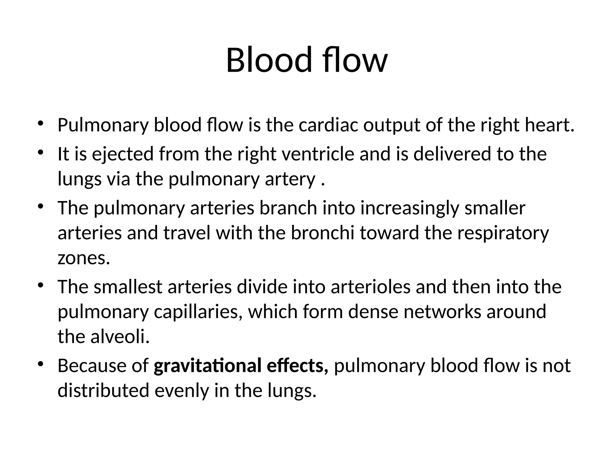 RESPIRATORY PHYSIOLOGY- Lung mechanics, pulmonary blood flow and O2 | PPTX