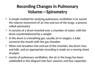 RESPIRATORY PHYSIOLOGY- Lung mechanics, pulmonary blood flow and O2 | PPTX
