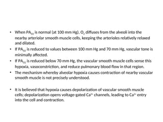 RESPIRATORY PHYSIOLOGY- Lung mechanics, pulmonary blood flow and O2 | PPTX