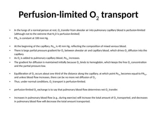 RESPIRATORY PHYSIOLOGY- Lung mechanics, pulmonary blood flow and O2 | PPTX