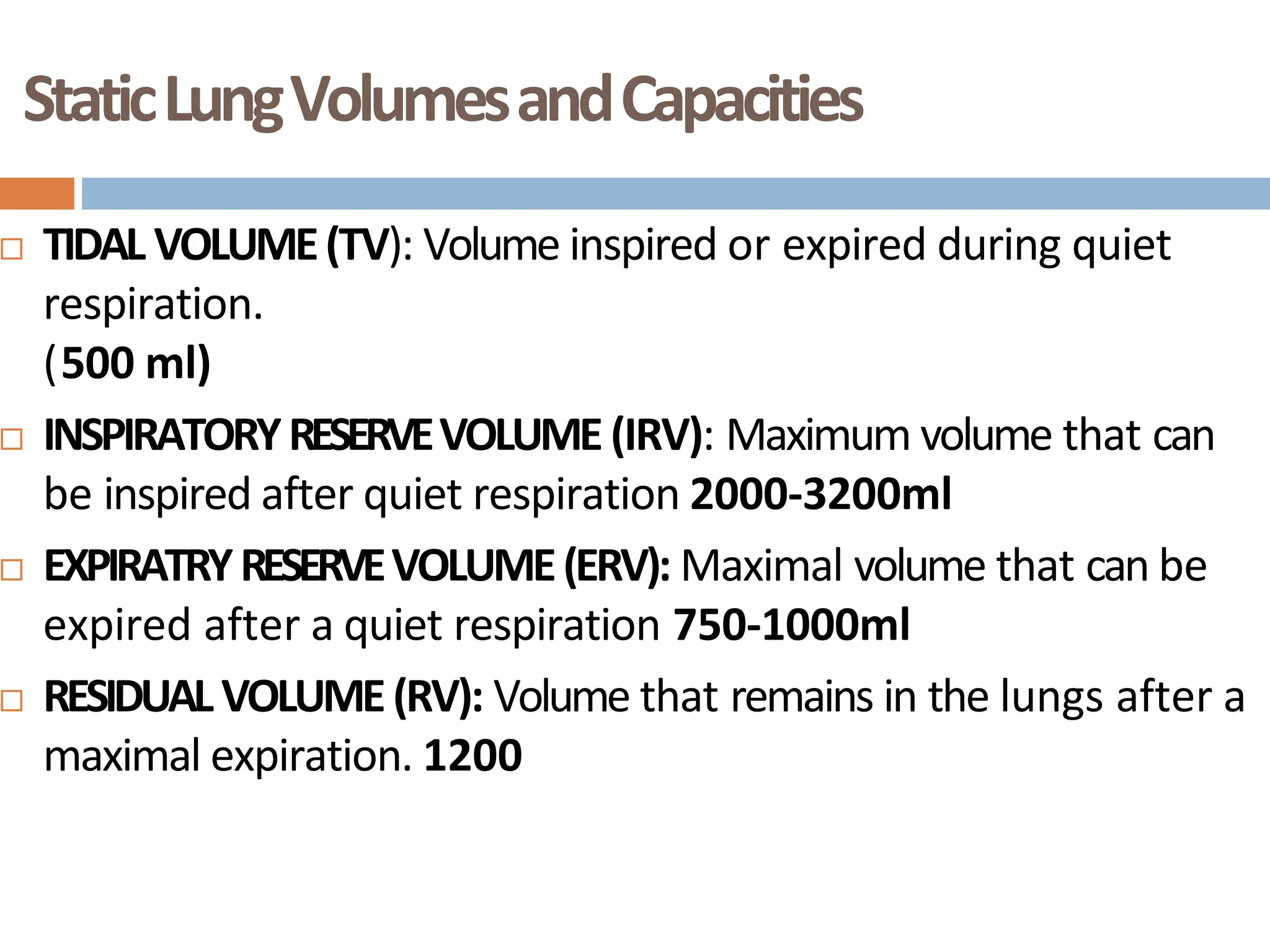 RESPIRATORY PHYSIOlogy presentation anaesthesia | PPTX