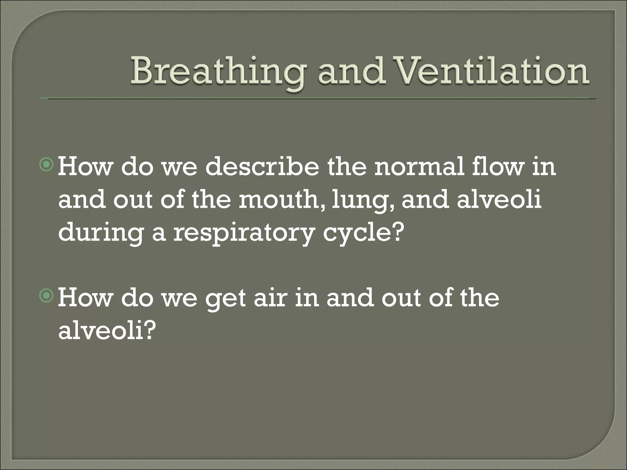 Respiratory Physiology | PPT