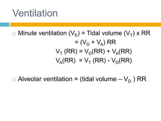 Respiratory physiology | PPTX