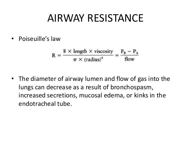 Respiratory physiology