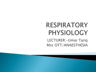 Respiratory physiology | PPT